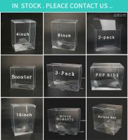 China Baili 4-inch Auto Lock Funko Pop Protector - 0.5mm PET Clear Display Box for Collectibles for sale