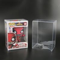 China 4-inch 0.5mm PET Auto Lock Funko Pop Protector Box - Clear Display Case for Collectible Figures for sale
