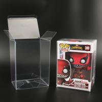 China 4-inch 0.5mm PET Auto Lock Funko Pop Protector Box - Clear Display Case for Collectible Figures for sale