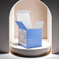 China Custom Printed Collapsible Paper Box for Skin Care - 250g-400g Art Paper, 1000pcs MOQ, 8-12 Day Production for sale