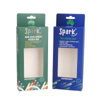 China Custom Printed Hollow Paper Box 250g-400g Art Paper Retail Packaging with 8-12 Day Production for sale