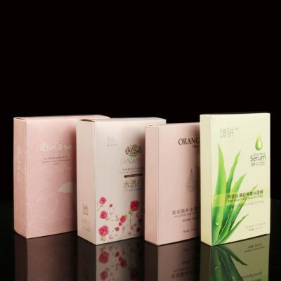 China Custom Nail Polish Oil Aerosol Packaging Boxes 0.2-0.6mm Thickness Retail Folding Cartons for sale