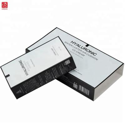 China BAILI Economical Custom Printing White Cardboard Cosmetic Box Sleeve 0.2-0.6mm Thickness Custom Size Packaging for sale