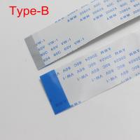 China Flat Connect FFC Ribbon Cable 1mm Pitch 40 Pin PET Blue White for sale