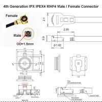 China RF1.13 IPEX Power Battery Cable 5CM 10CM 15CM For Router 3g 4g for sale