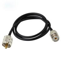China CB Ham Radio RG58 Extension Cable PL259 Pigtail UHF PL-259 Male to UHF SO-239 Female for sale
