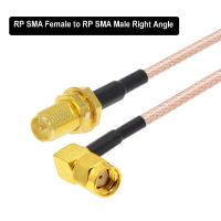 China Right Angle SMA Male TO Female Cable RF Antenna Extension RG316 Coaxial Cable for sale