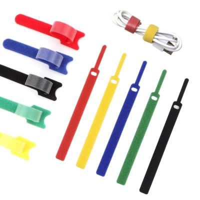 China Multicolor Reusable Cable Management Ties 150mm Electrical Cable Accessories Straps for sale