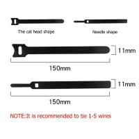 China Multicolor Reusable Cable Management Ties 150mm Electrical Cable Accessories Straps for sale