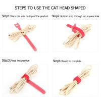 China Multicolor Reusable Cable Management Ties 150mm Electrical Cable Accessories Straps for sale