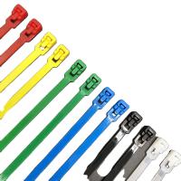 China Releasable Quick Release Cable Ties Colorful Reusable 5*200MM for sale