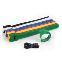 China 1.2cm*15cm Nylon Reusable Cable Ties Releasable Eco Friendly for sale