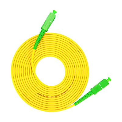 China ST To ST Simplex Optic Fiber Patch Cord LC To LC 3mm 2mm Jumper SM Single Mode for sale