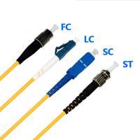 China ST To ST Simplex Optic Fiber Patch Cord LC To LC 3mm 2mm Jumper SM Single Mode for sale