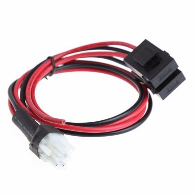 China 6 PIN Power Cord Cable 1M 30A Fuse For Yaesu Short Wave for sale