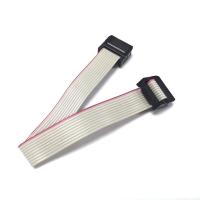 China 1mm 1.27mm Pitch Single Row Ribbon Cable 10 Pin 10 Core 180mm for sale