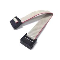 China 1mm 1.27mm Pitch Single Row Ribbon Cable 10 Pin 10 Core 180mm for sale