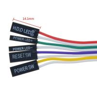 China 65CM Slim Computer Motherboard Power Cable Wire Harness 28AWG 26AWG 24 AWG Wire for sale