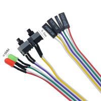 China 65CM Slim Computer Motherboard Power Cable Wire Harness 28AWG 26AWG 24 AWG Wire for sale
