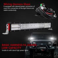 China Offroad Truck IP68 LED Light Bar Wiring Harness 300W LED Automotive Wiring Harness for sale