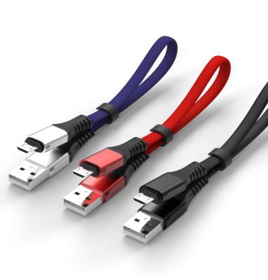 China 30CM Nylon Braided Lightning Cable Type C Fast Charging For S7 S6 for sale