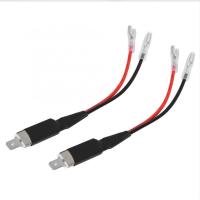 China Single Wire H1 LED Bulb Connector 12v ABS Electric Wire Harness For LED Headlights for sale