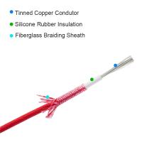 China AGRP High Temperature Silicone Wire 2.5mm Fiberglass Braided Heating for sale