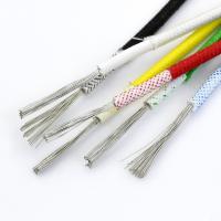 China 1m High Temperature Silicone Wire 0.3mm 1mm 1.5mm 4mm Glass Fiber for sale