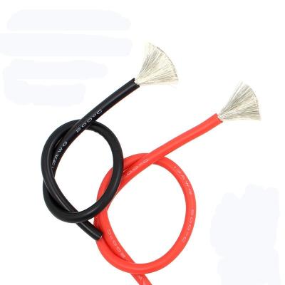 China 12AWG High Temperature Silicone Wire 4.5mm OD Rubber Insulated for sale