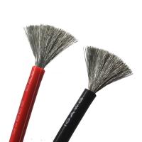 China 12AWG High Temperature Silicone Wire 4.5mm OD Rubber Insulated for sale