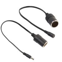 China 40cm 12v Car Cigarette Lighter Cable 10A Female Socket A B Type for sale