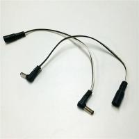 China DC Plug 90 Degree Power Cable Extension Female to male 5.5 2.112V for sale
