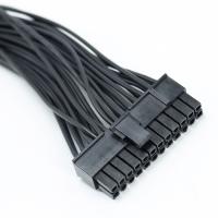 China Atx Motherboard 24 Pin Dual PSU Splitter Cable Wire Harness Adapter For Mining for sale