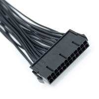 China Atx Motherboard 24 Pin Dual PSU Splitter Cable Wire Harness Adapter For Mining for sale