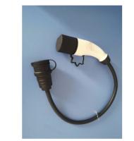 China 16A EV Charging Adapter Type 2 Male Plug To Schuko Socket EV Wiring Harness for sale