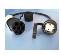 China 16A EV Charging Adapter Type 2 Male Plug To Schuko Socket EV Wiring Harness for sale