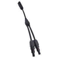 China MC4 Solar Photovoltaic Cable 2 Branch Y Type 3 Way Plug ISO9001 VGA for sale
