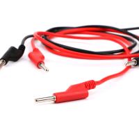 China 4mm Power Inverter Battery Cable 55mm 85mm HV Alligator Clamp For 2000V Battery for sale