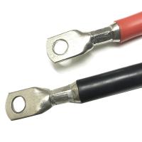 China UPS Power 8 AWG Battery Wire 80cm 100cm M8 Terminal With Crimping And Soldering Lug for sale