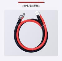 China UPS Power 8 AWG Battery Wire 80cm 100cm M8 Terminal With Crimping And Soldering Lug for sale