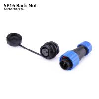 China SP16 IP68 2 Pin Waterproof Connector Plug Socket PA66 Male And Female 5 Pin 9 Pin for sale