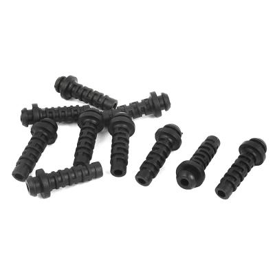 China OEM Rubber Strain Relief Cord Boot Protector 10mm 16mm OD for Aviation Plug for sale