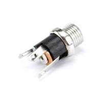 China 12V 4A Industrial Electrical Connector Copper 5.5*2.1mm 5.5*2.5mm Metal Female Socket for sale