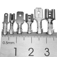 China Cold Crimp Male Female Terminal Spade Connector 2.8mm 4.8mm for sale