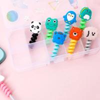 China 2.5*4.5cm Silicone USB Cable Protector Earphone Electrical Cable Accessories for sale