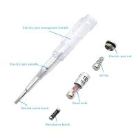 China 14cm 19cm Electrical Tester Screwdriver 220V Electrical Cable Accessories Waterproof Induced for sale