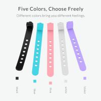 China 1.5mm-2.0mm Oval Silicone Self Gripping Cable Ties 6.5cm 7.4cm for sale