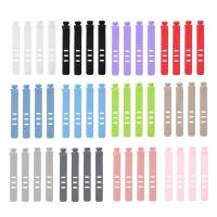 China 1.5mm-2.0mm Oval Silicone Self Gripping Cable Ties 6.5cm 7.4cm for sale
