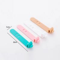 China 1.5mm-2.0mm Oval Silicone Self Gripping Cable Ties 6.5cm 7.4cm for sale