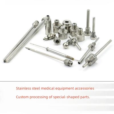 China CNC Precision Medical Machining Long Shaft Parts with 316L Stainless Steel and Ra 0.4μm Surface Finish for sale